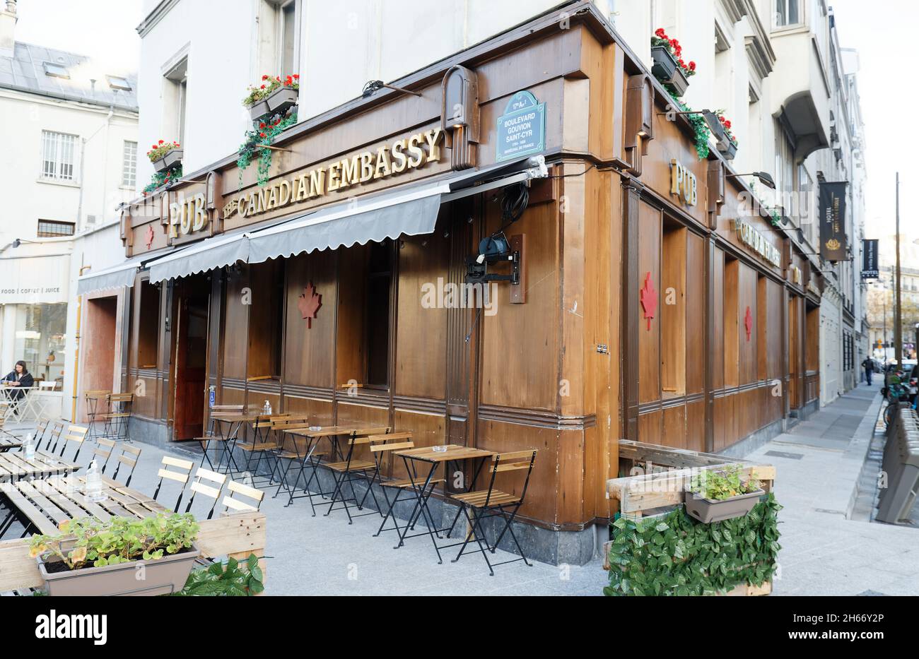 The Canadian Embassy Pub is restaurant with Canadian dishes in a North ...