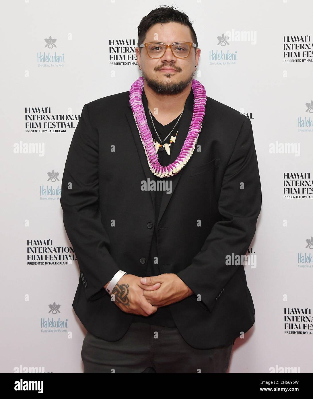 Sterlin Harjo at the 41st Hawai'i International Film Festival Awards ...