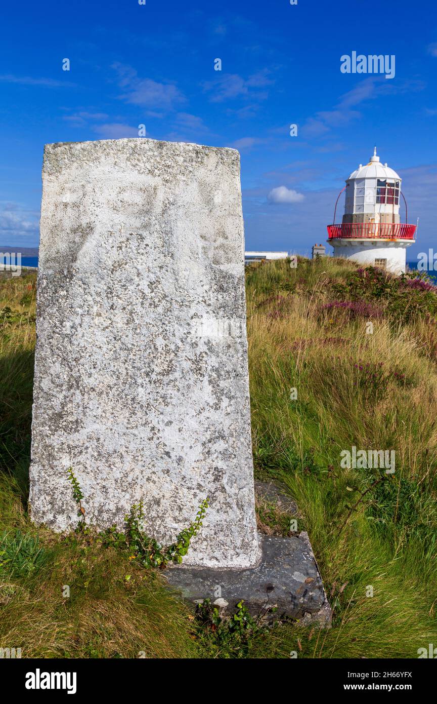 Rock Island Lighthouse, Crookhaven, County Cork, Ireland Stock Photo ...