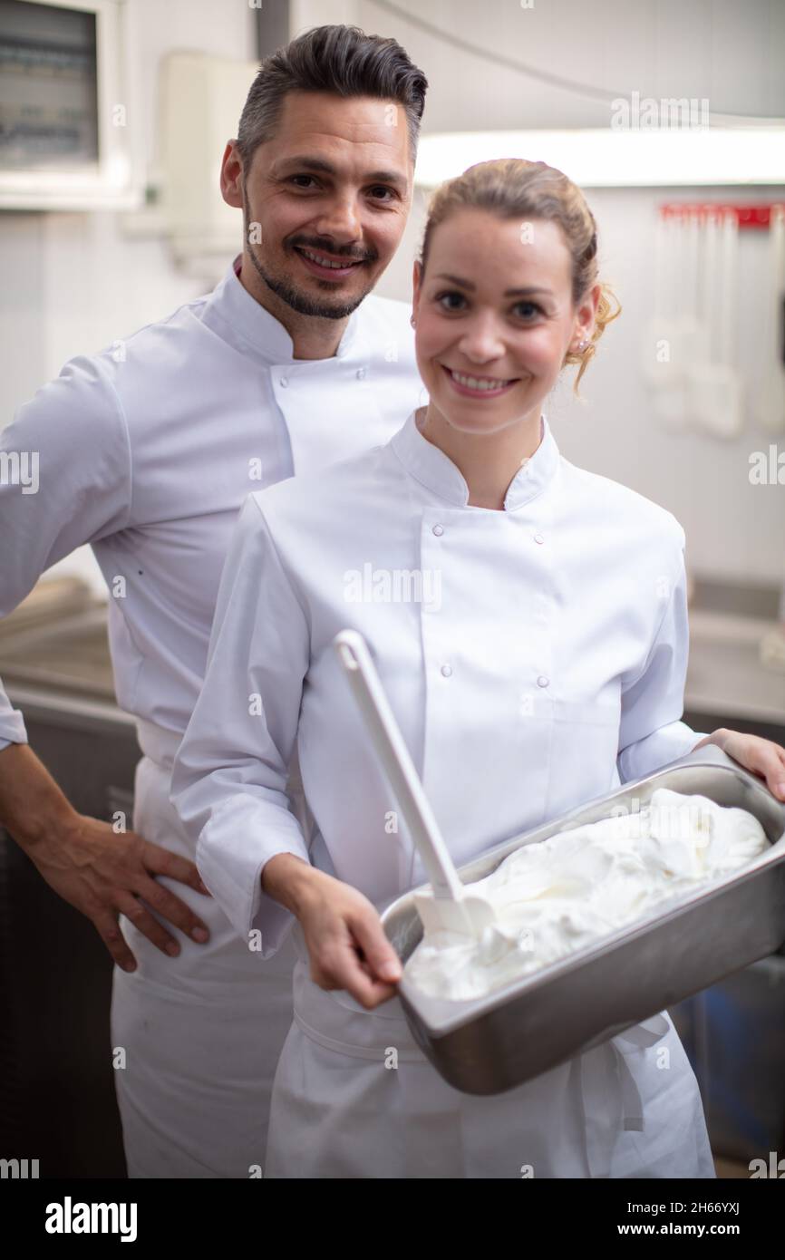 Working in an ice factory hi-res stock photography and images - Alamy