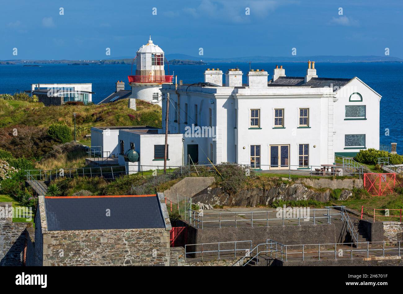 Rock Island Lighthouse, Crookhaven, County Cork, Ireland Stock Photo ...