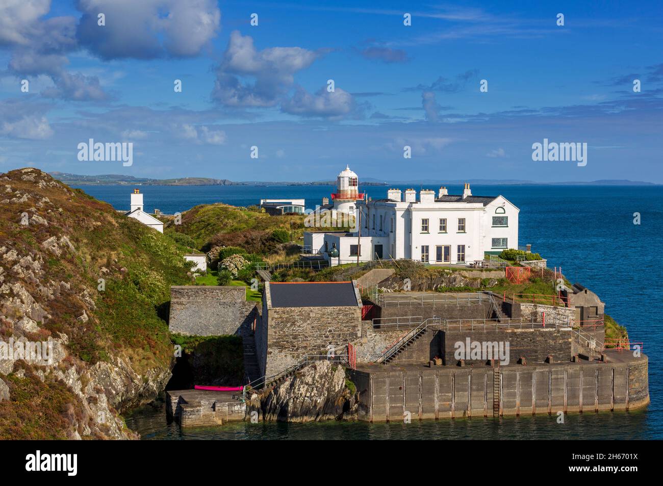Rock Island Lighthouse, Crookhaven, County Cork, Ireland Stock Photo ...