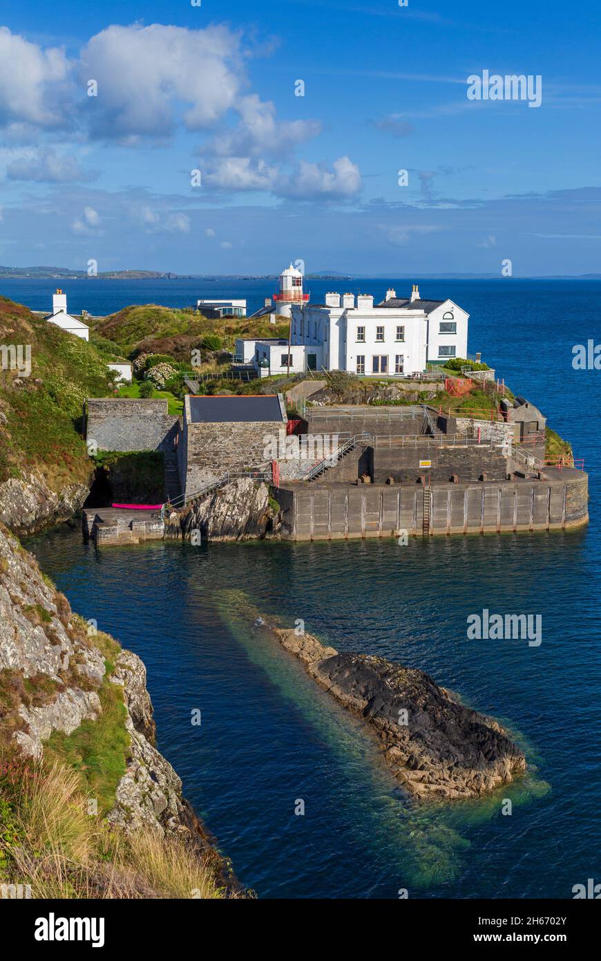 Rock Island Lighthouse, Crookhaven, County Cork, Ireland Stock Photo ...