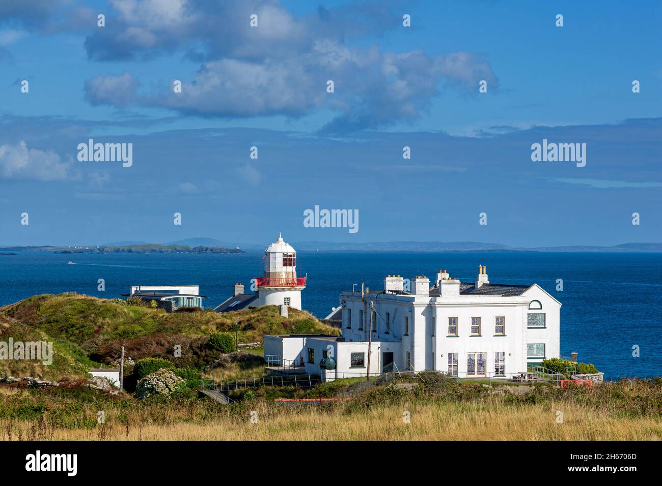 Rock Island Lighthouse, Crookhaven, County Cork, Ireland Stock Photo ...