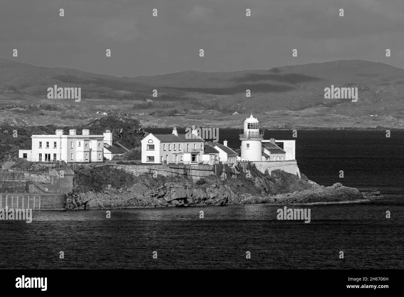 Rock Island Lighthouse, Crookhaven, County Cork, Ireland Stock Photo ...