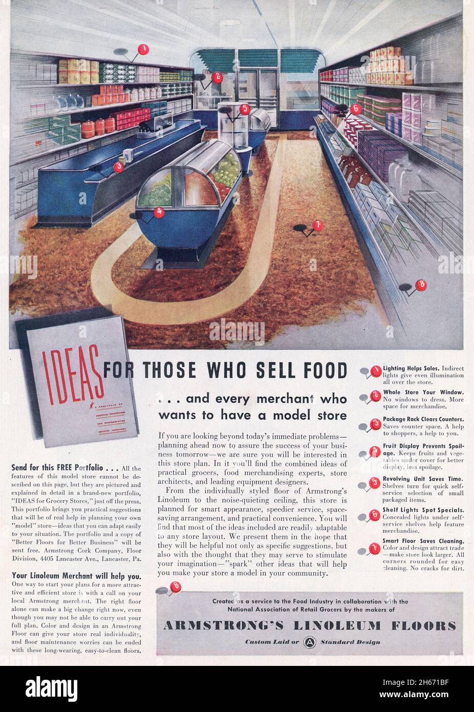 1940s grocery store hi-res stock photography and images - Alamy