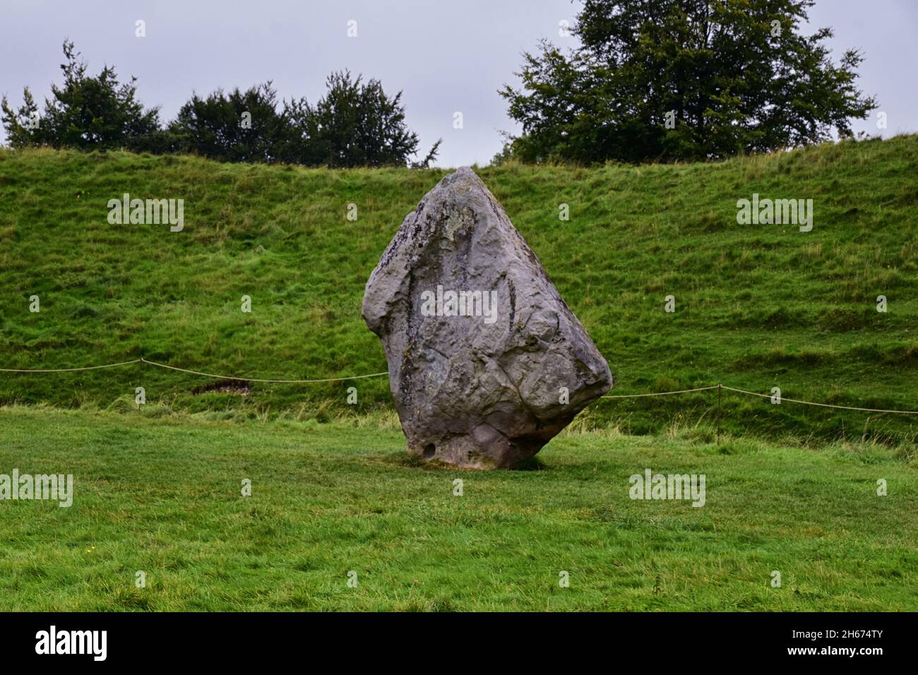 Avebury Stone Circle Henge monument standing in Wiltshire, southwest ...