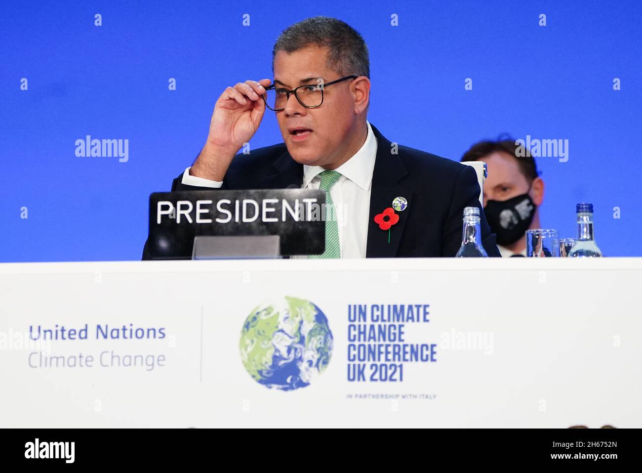 Cop26 the closing plenary of the cop26 hi-res stock photography and ...