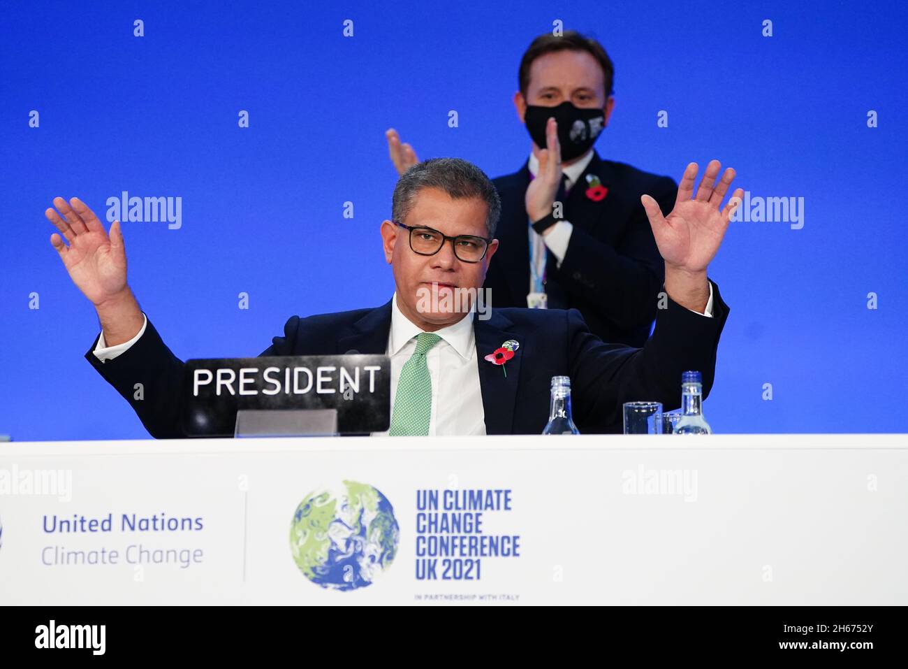 Cop26 the closing plenary of the cop26 hi-res stock photography and ...