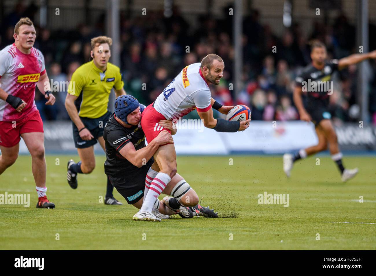 LONDON, UNITED KINGDOM. 13th, Nov 2021. Hugh Tizard of Harlequins ...
