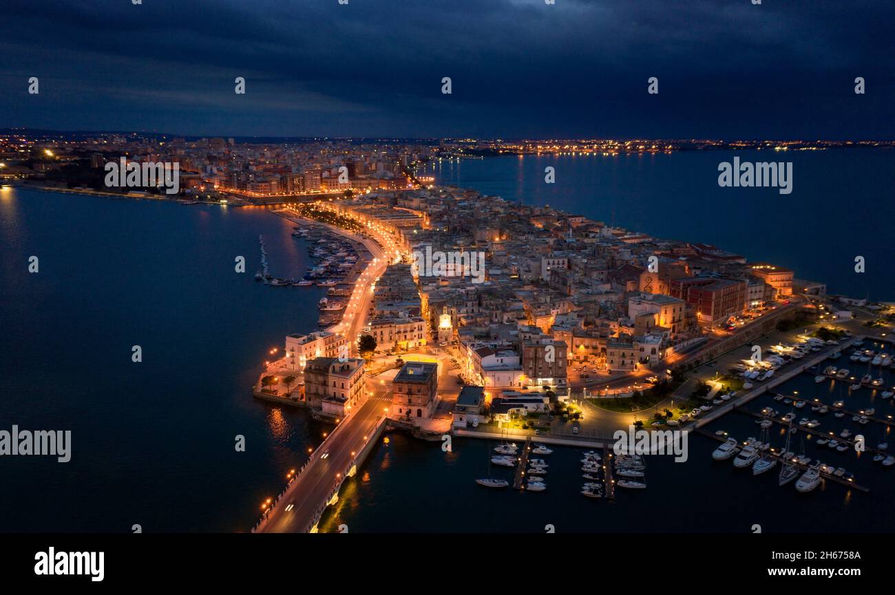 Taranto aerial hi-res stock photography and images - Alamy