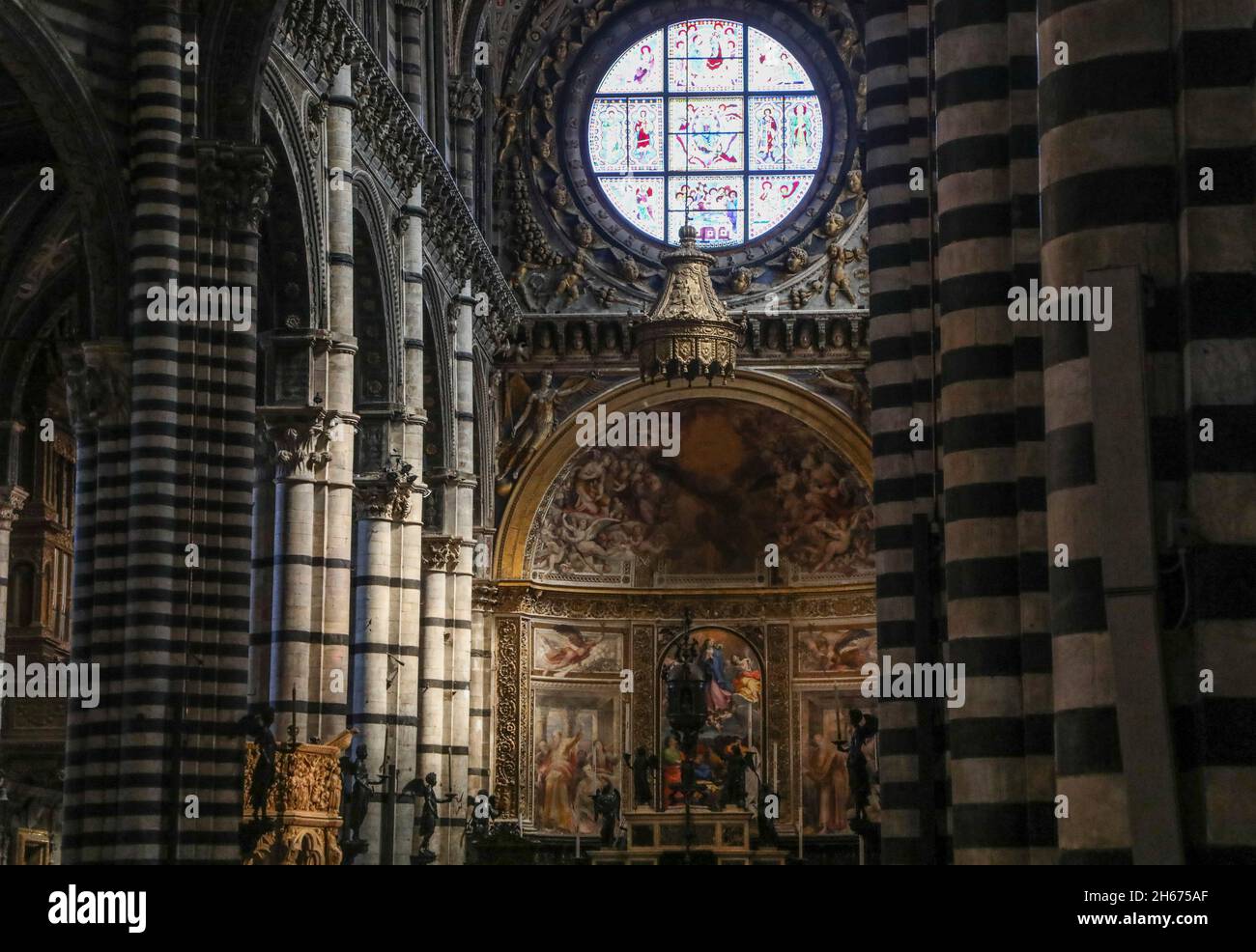 Duomo siena altar church hi-res stock photography and images - Alamy