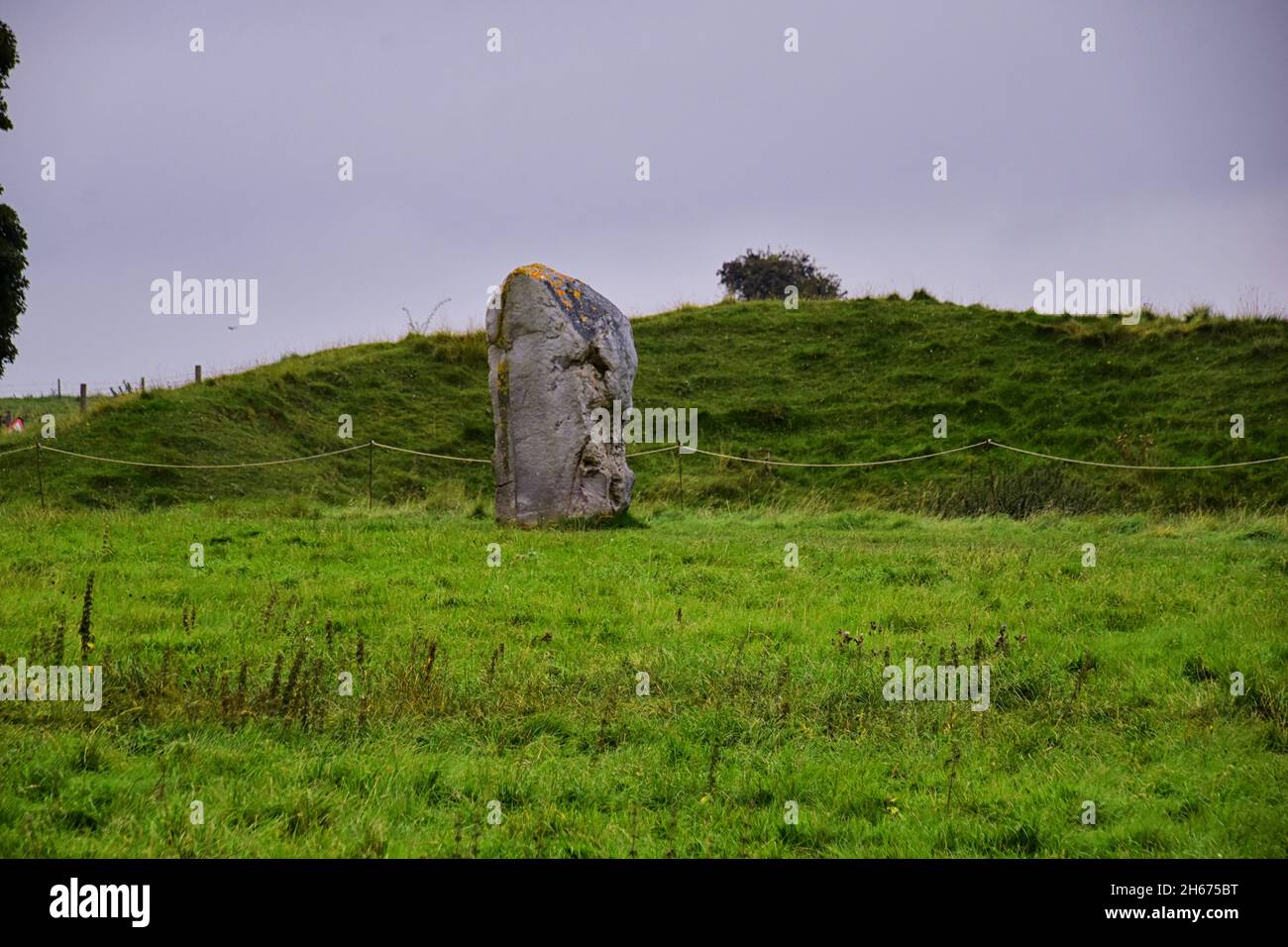 Avebury Stone Circle Henge monument standing in Wiltshire, southwest ...