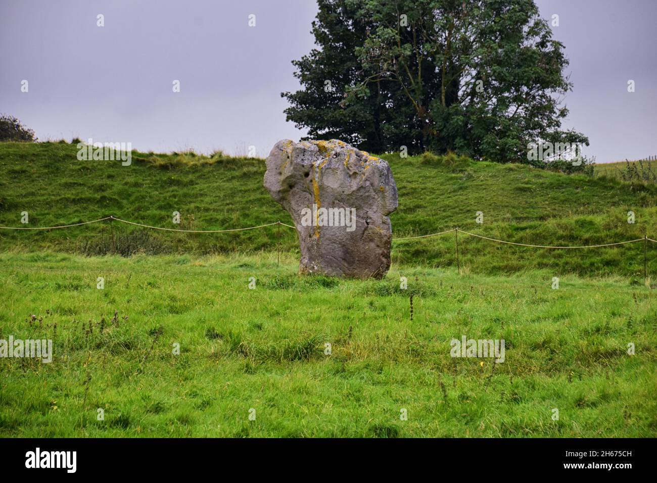 Avebury Stone Circle Henge monument standing in Wiltshire, southwest ...