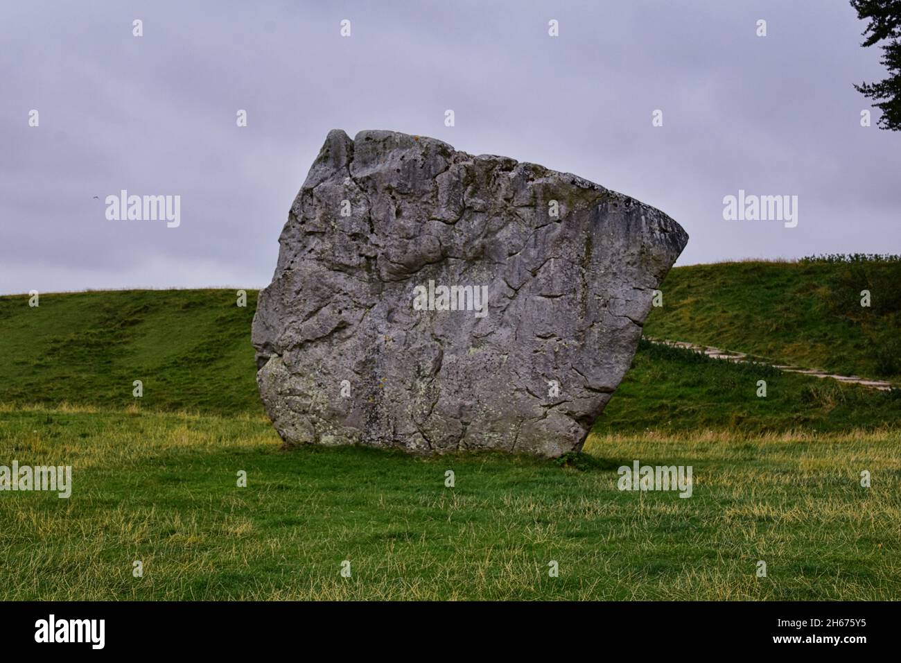 Avebury Stone Circle Henge monument standing in Wiltshire, southwest ...