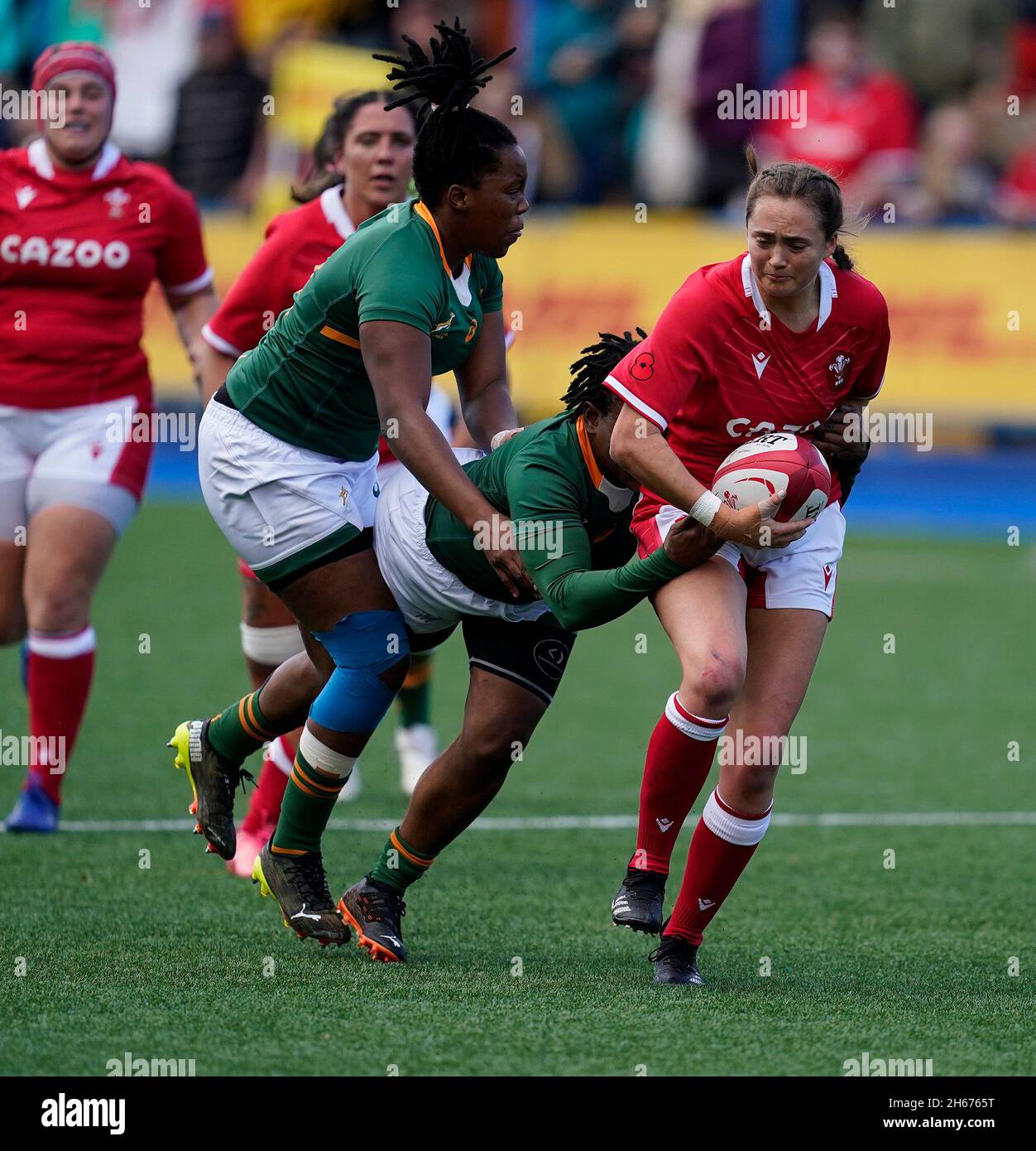 Cardiff, Wales, 13, November, 2021,Caitlin Lewis (Wales) Pictured in ...