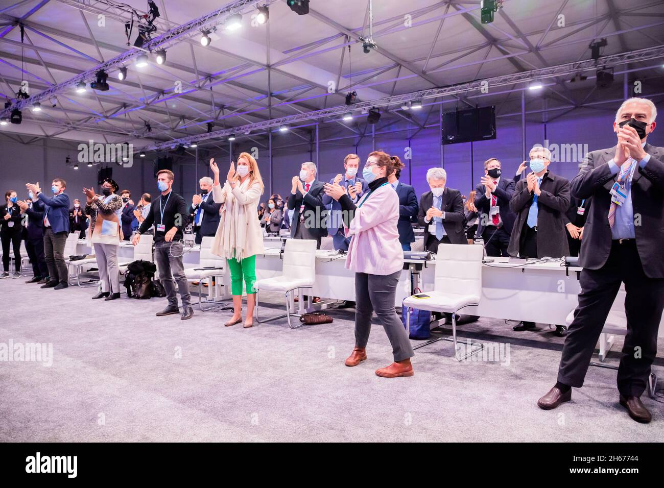 Cop26 delegates hi-res stock photography and images - Alamy
