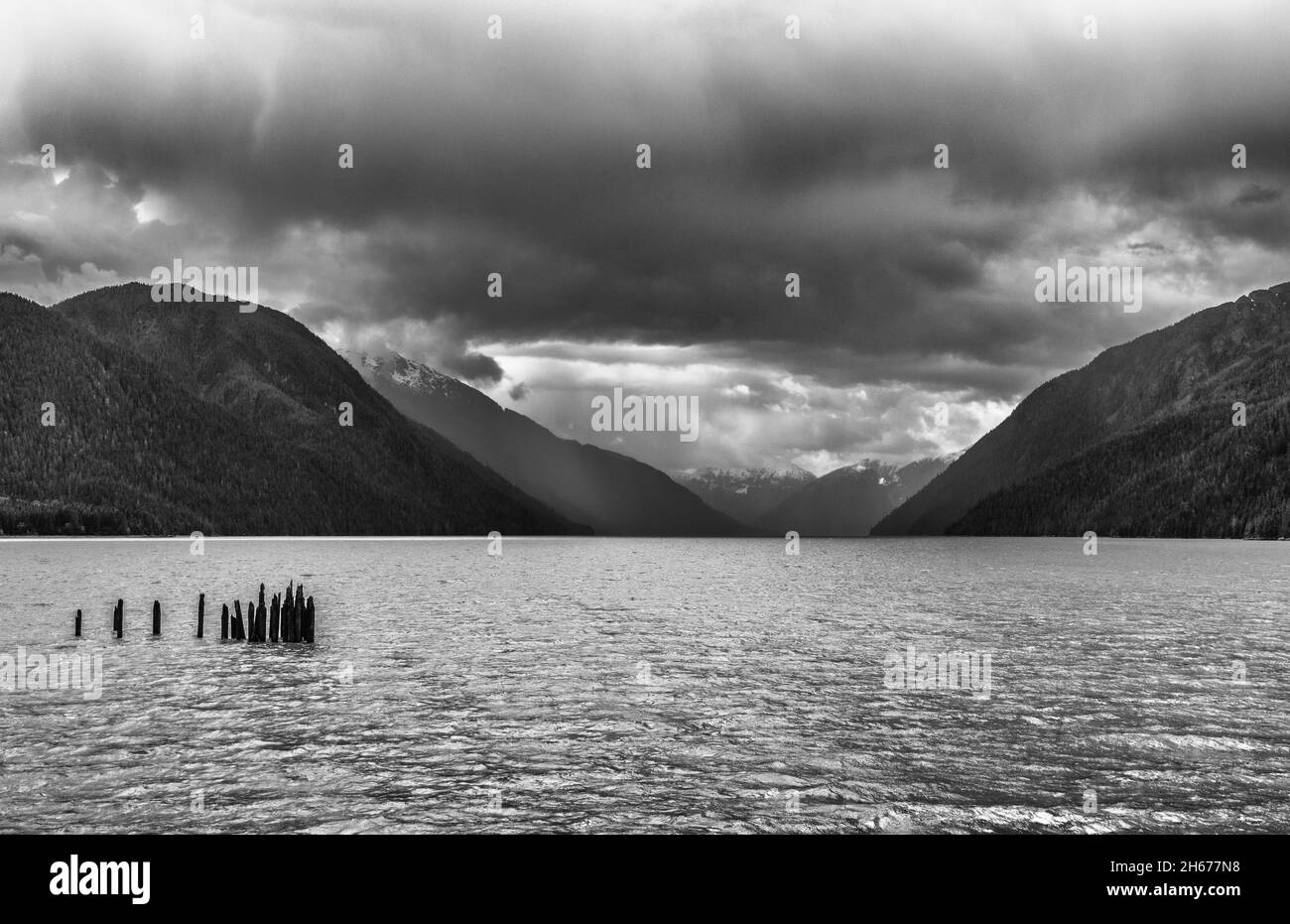 Canada, British Columbia, Stewart, view of Portland Canal Stock Photo ...