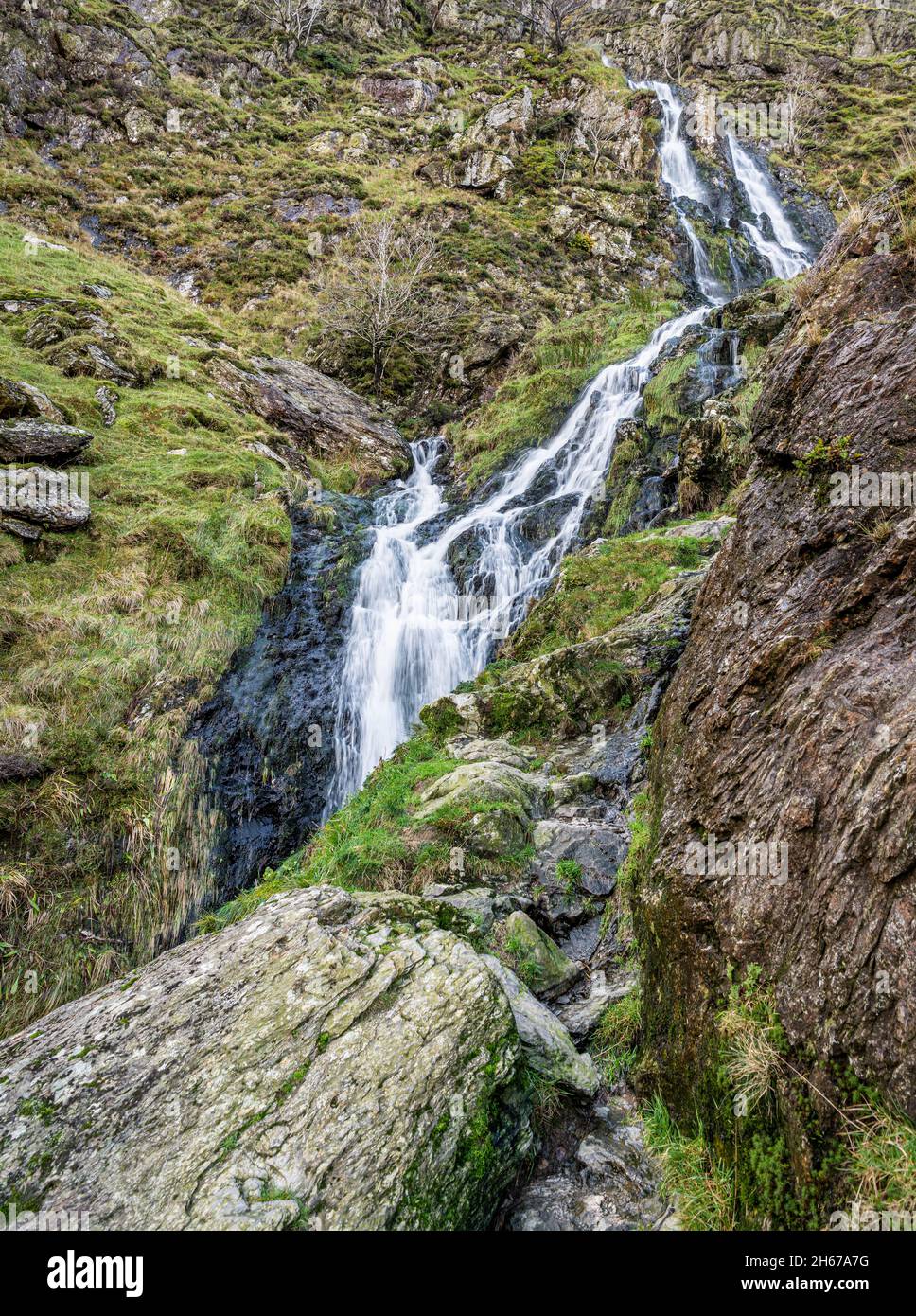 Moss force waterfall buttermere lake hi-res stock photography and ...