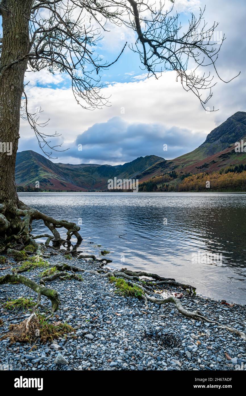 Buttermere Lake in the Lake District in Cumbria, England Stock Photo ...