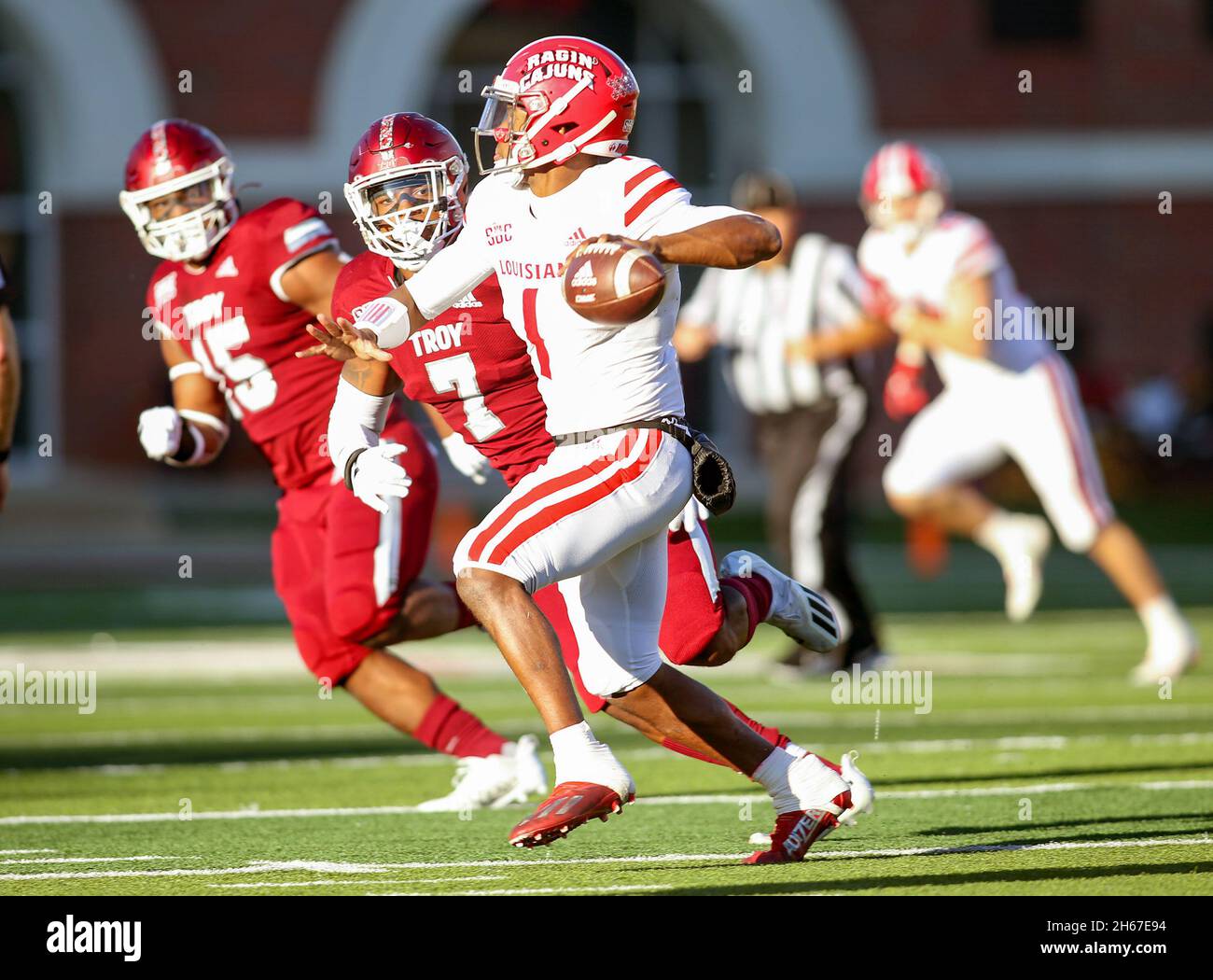 Troy, Alabama, USA. 13th Nov, 2021. Louisiana-Lafayette Ragin Cajuns ...