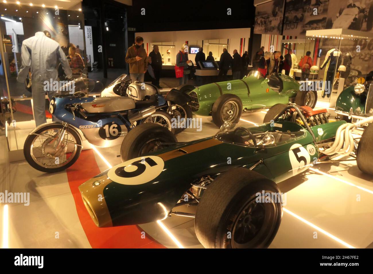 Silverstone museum Northamptonshire Stock Photo - Alamy