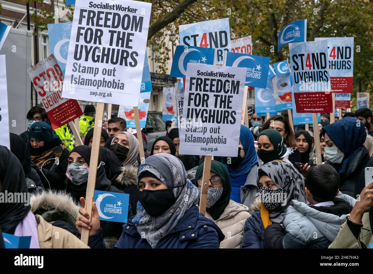 Uighur protest london hi-res stock photography and images - Alamy