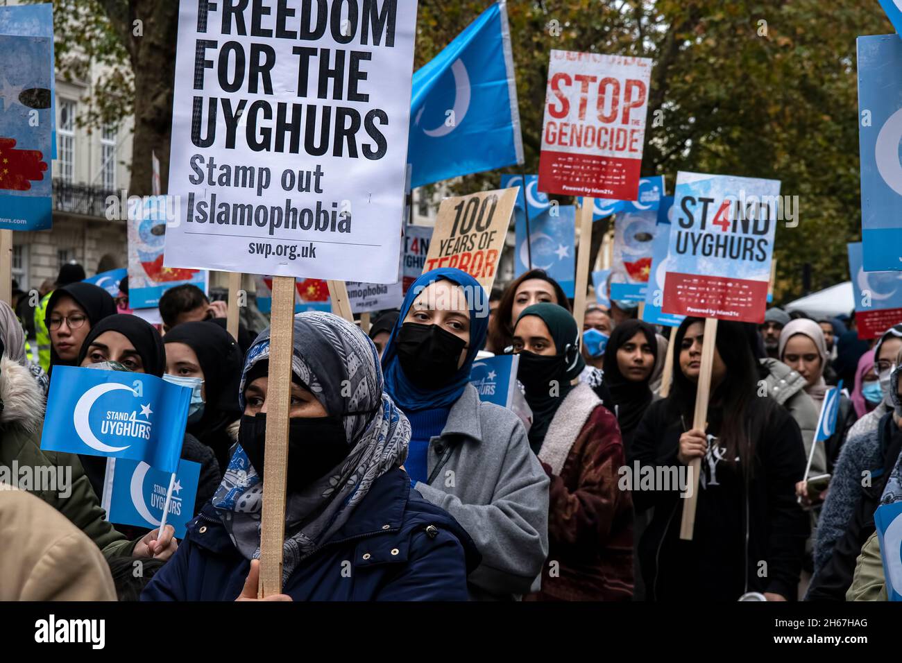 Uighur protest london hi-res stock photography and images - Alamy
