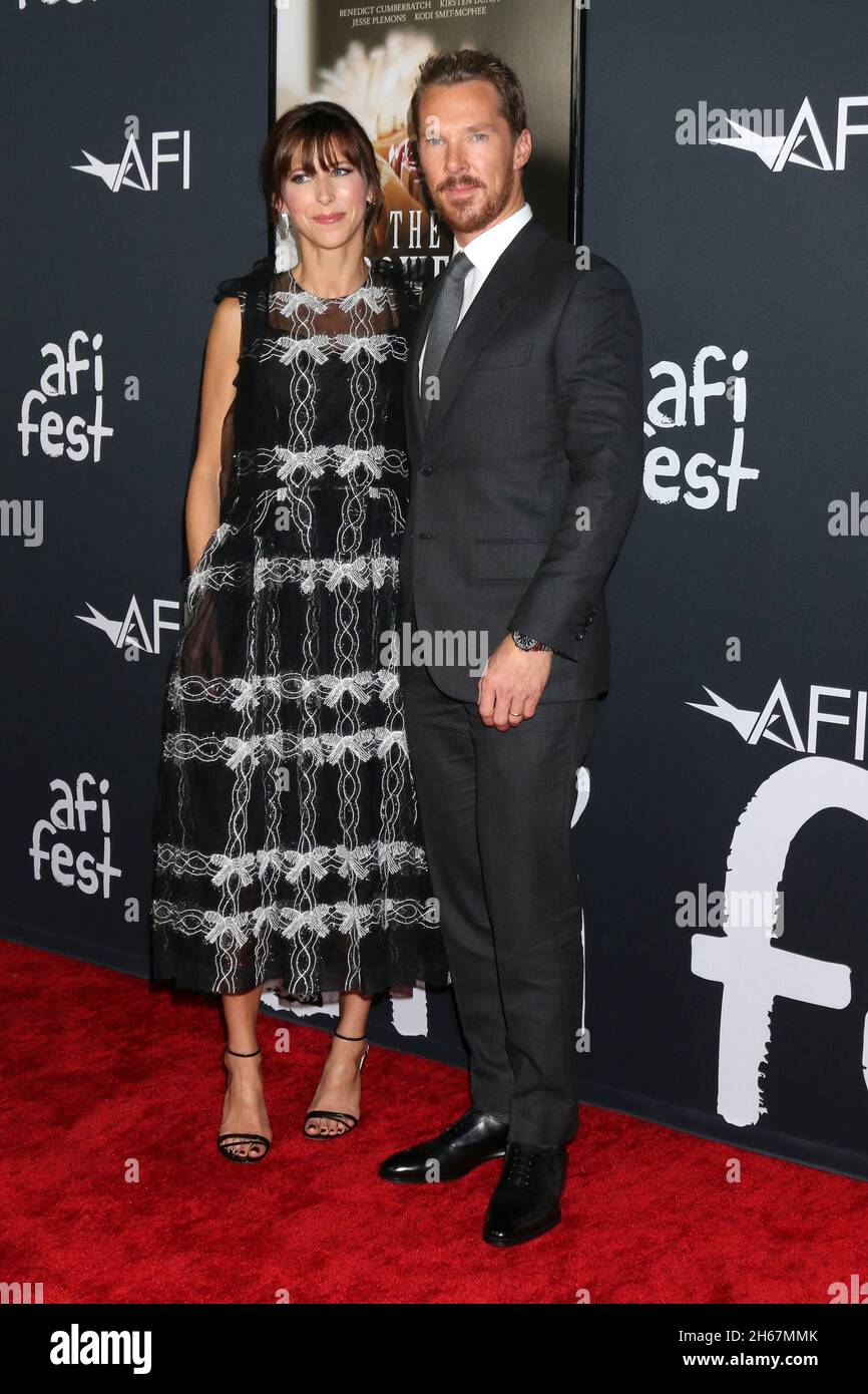 Sophie Hunter, Benedict Cumberbatch at the AFI Fest - The Power of The ...
