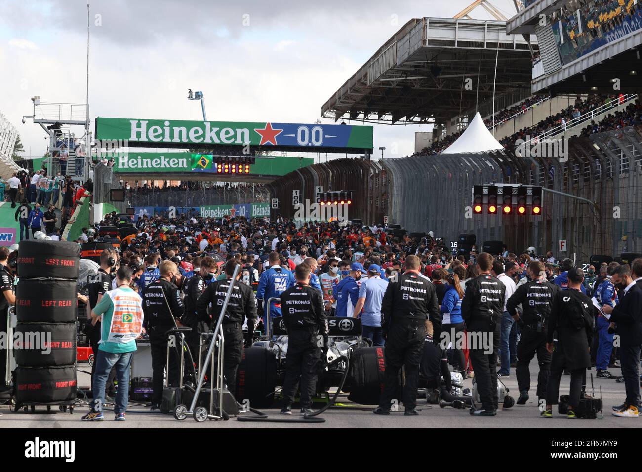 starting grid, grille de depart, during the Formula 1 Heineken Grande ...
