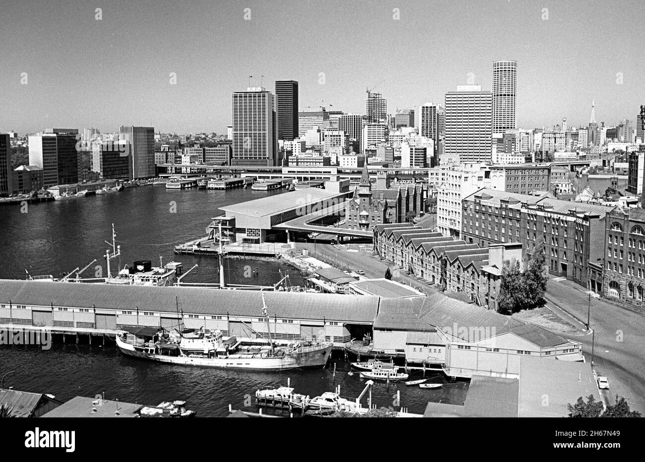 Historical sydney in the sixties showing Circular Quay from the Sydney ...