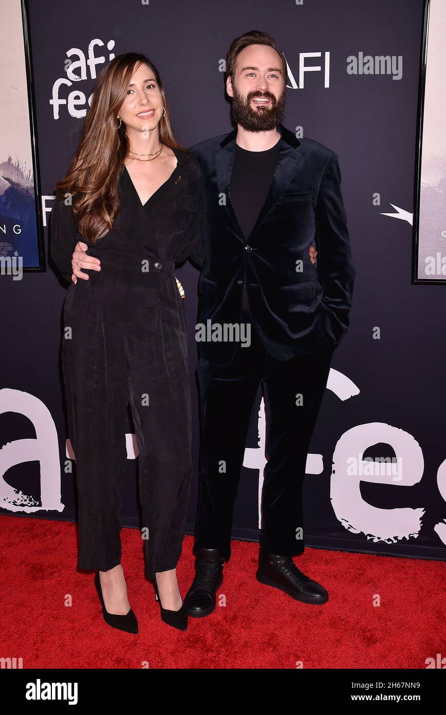HOLLYWOOD, CA - NOVEMBER 12: Writer/Director Benjamin Cleary (R) and ...
