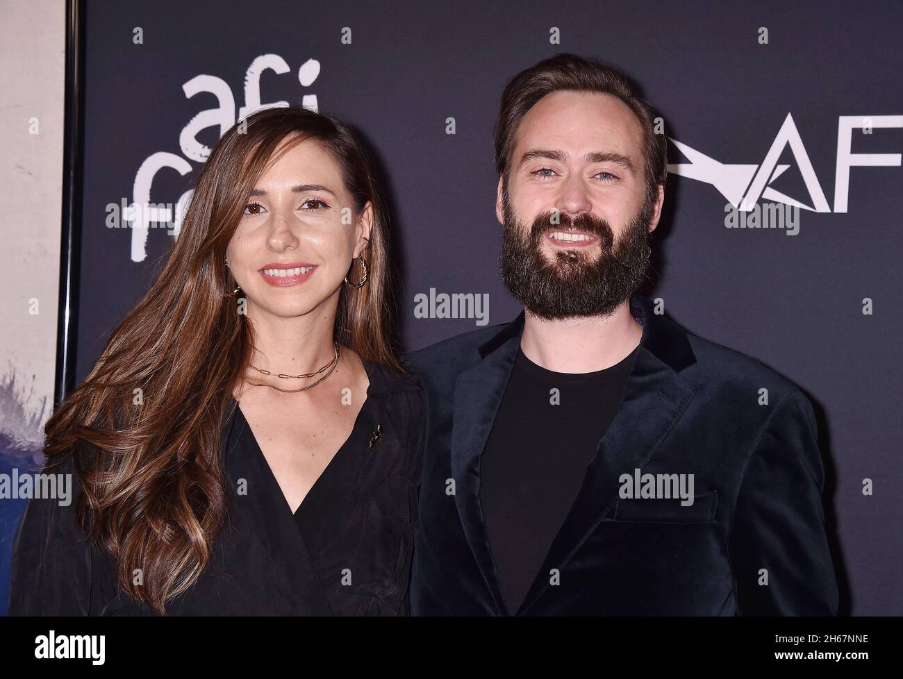 HOLLYWOOD, CA - NOVEMBER 12: Writer/Director Benjamin Cleary (R) and ...