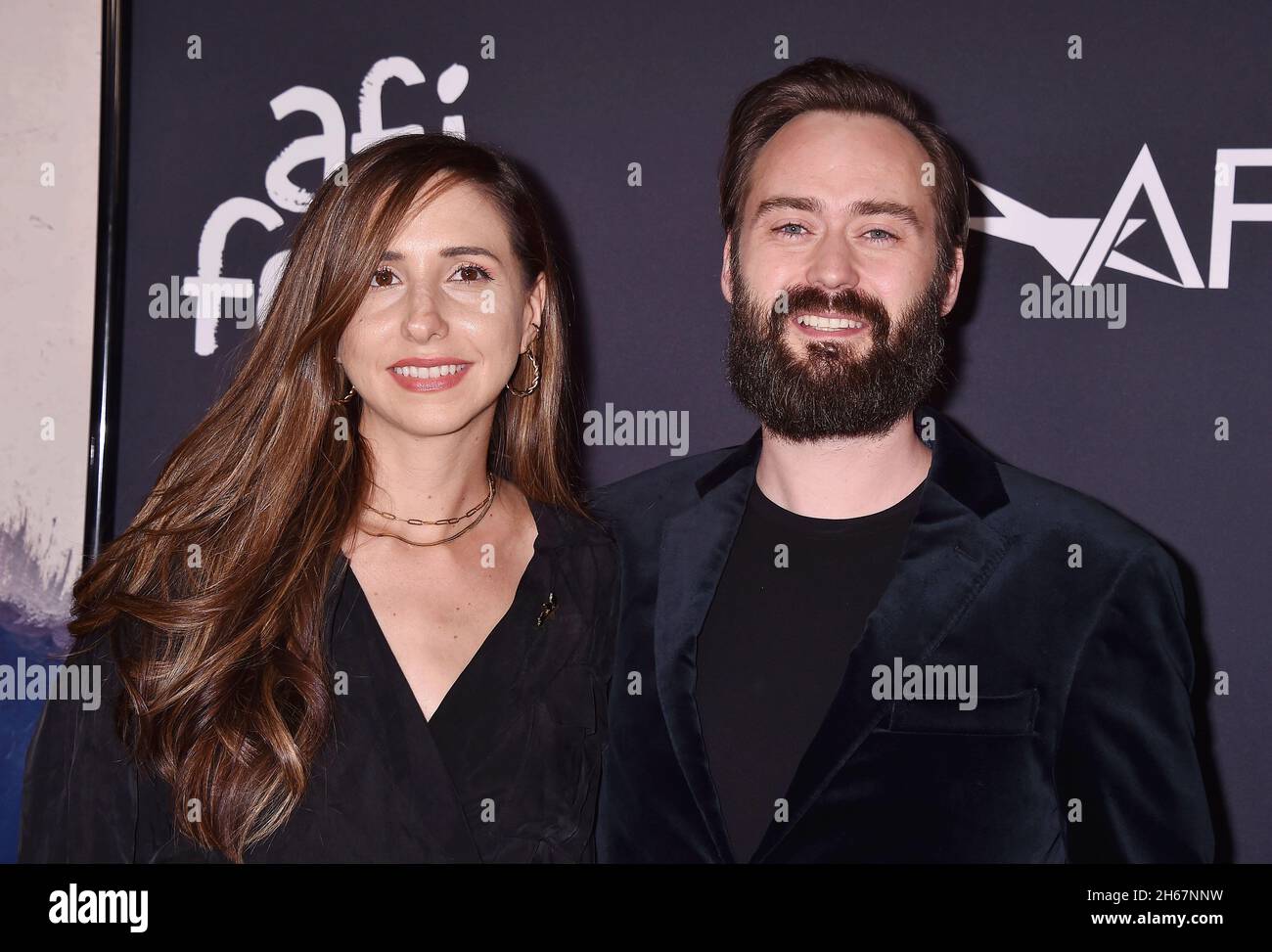 HOLLYWOOD, CA - NOVEMBER 12: Writer/Director Benjamin Cleary (R) and ...