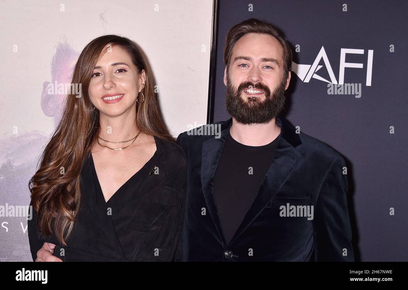HOLLYWOOD, CA - NOVEMBER 12: Writer/Director Benjamin Cleary (R) and ...