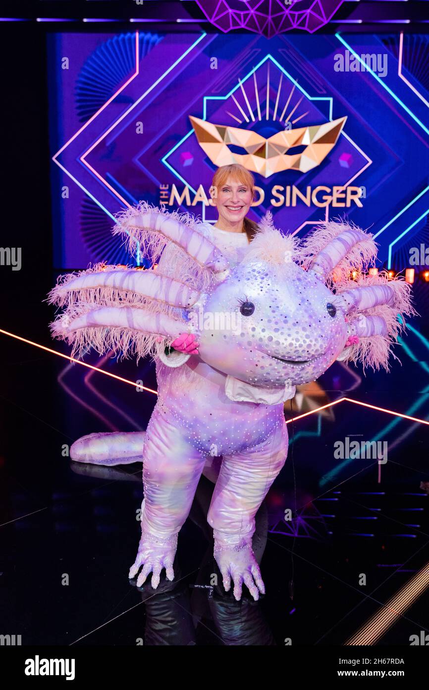 Cologne, Germany. 14th Nov, 2021. Andrea Sawatzki, actress, is on stage ...