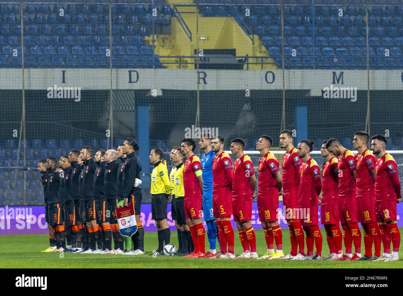 PODGORICA ,13-11-2021, Montenegro, Gradski stadium, European ...