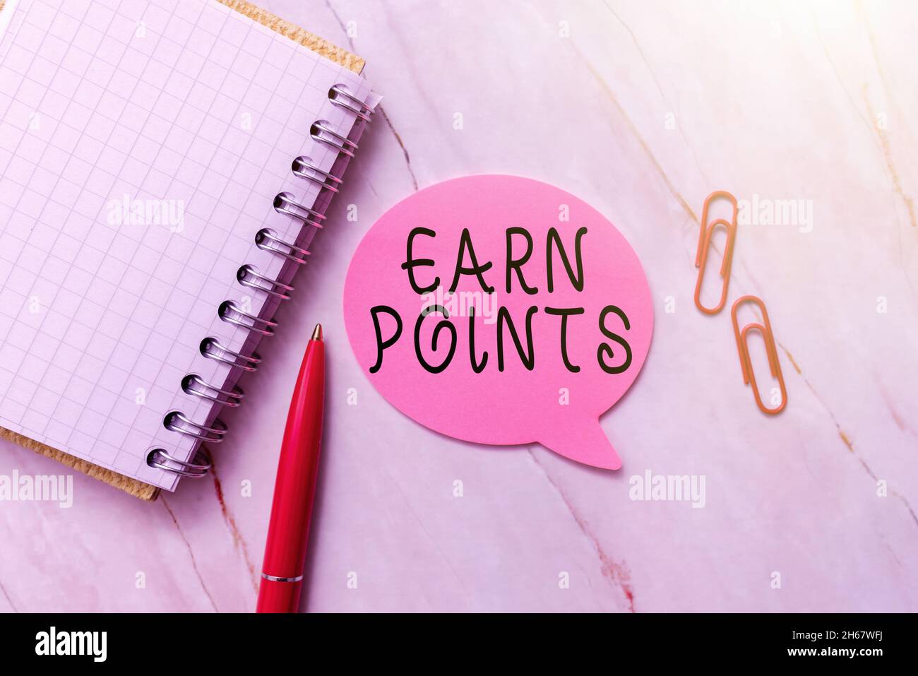 Writing displaying text Earn Points. Business approach getting praise ...