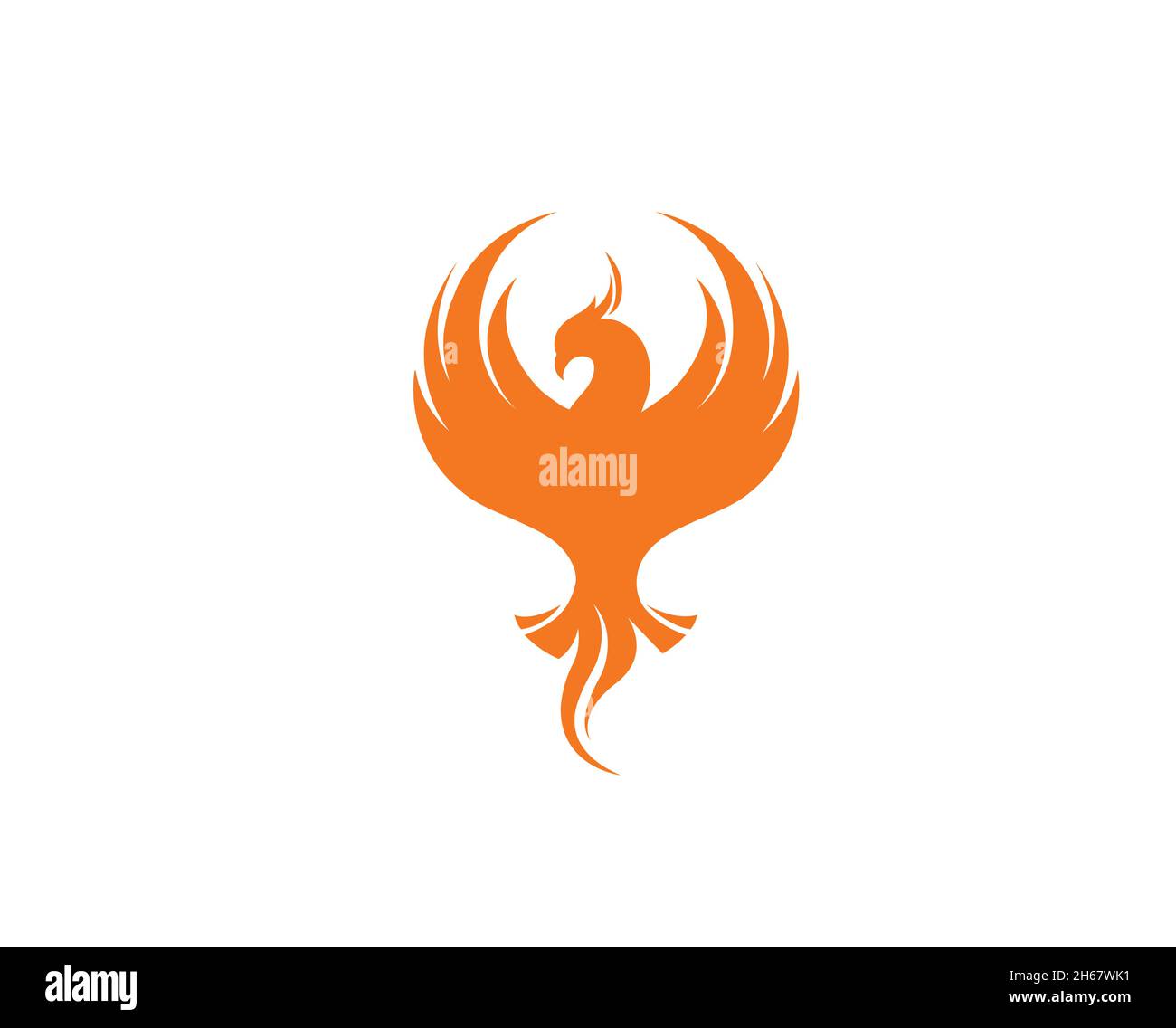Pheonix bird shape Stock Vector Images - Alamy