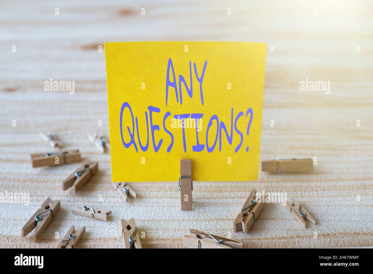 Conceptual display Any Questions Question. Business showcase you say ...