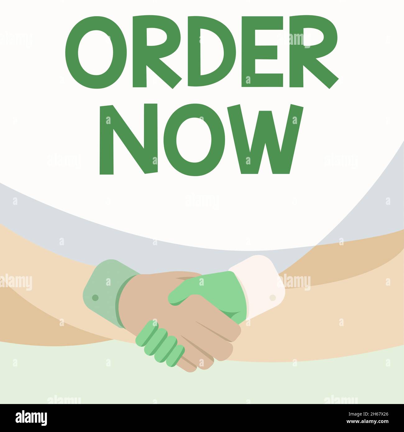 Inspiration showing sign Order Now. Business overview confirmed request ...