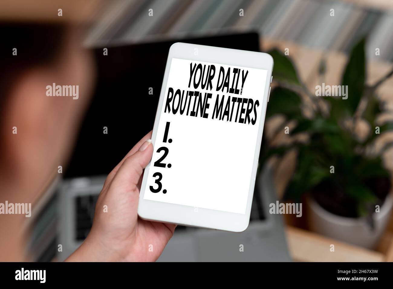 Sign displaying Your Daily Routine Matters. Word for practice of ... Sign displaying Your Daily Routine Matters. Word for practice of ...
