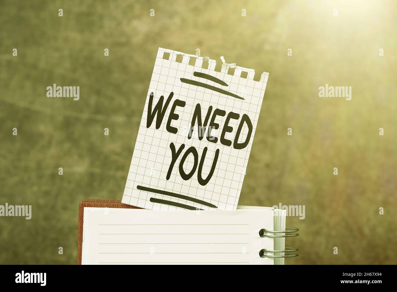 Conceptual display We Need You. Business approach asking someone to ...