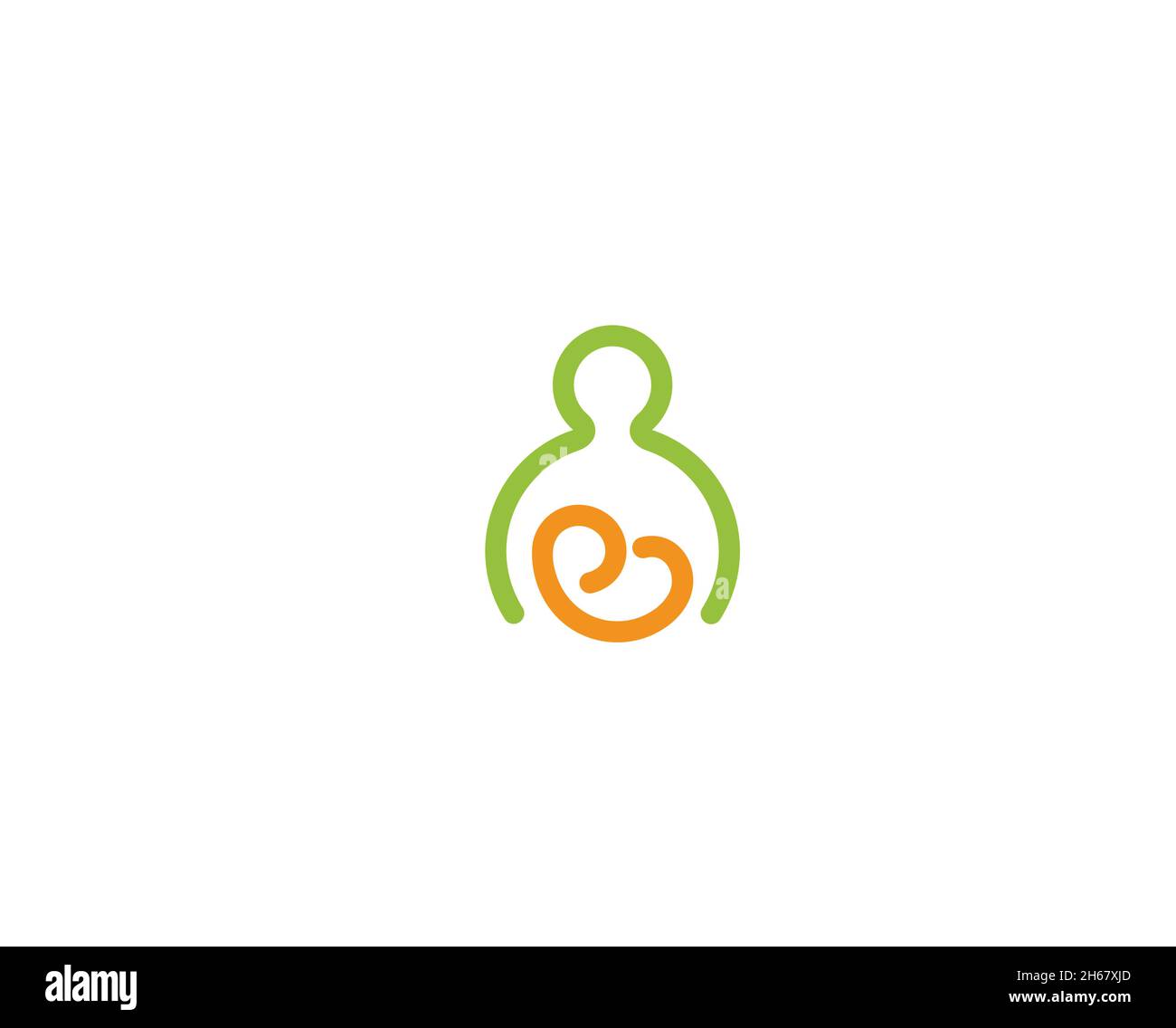 Creative Abstract Mother Baby Logo Vector Symbol Icon Design ...
