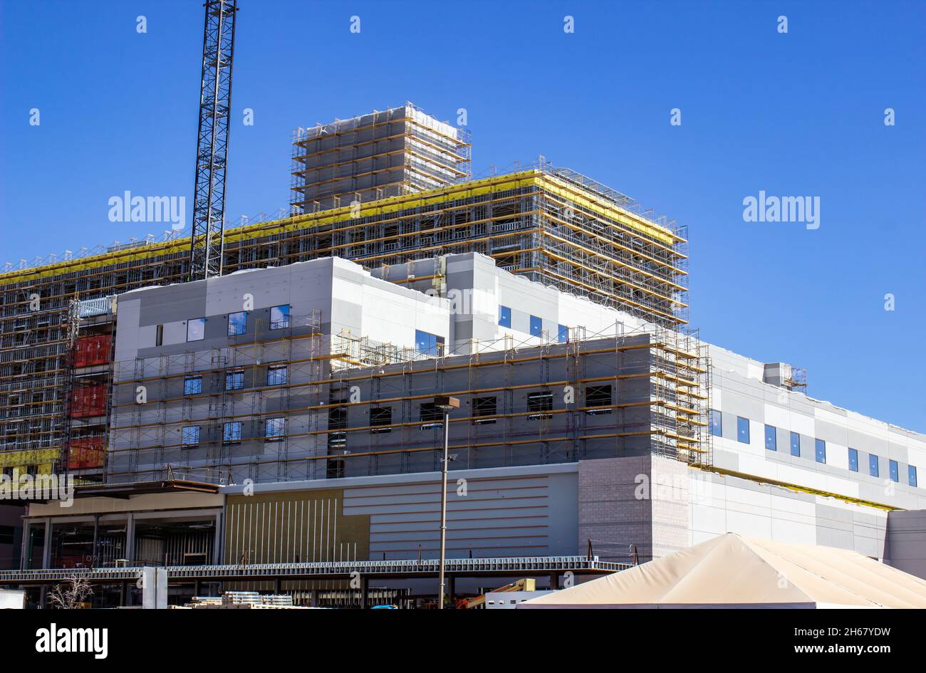 Massive Hospital Building Under Construction Stock Photo - Alamy