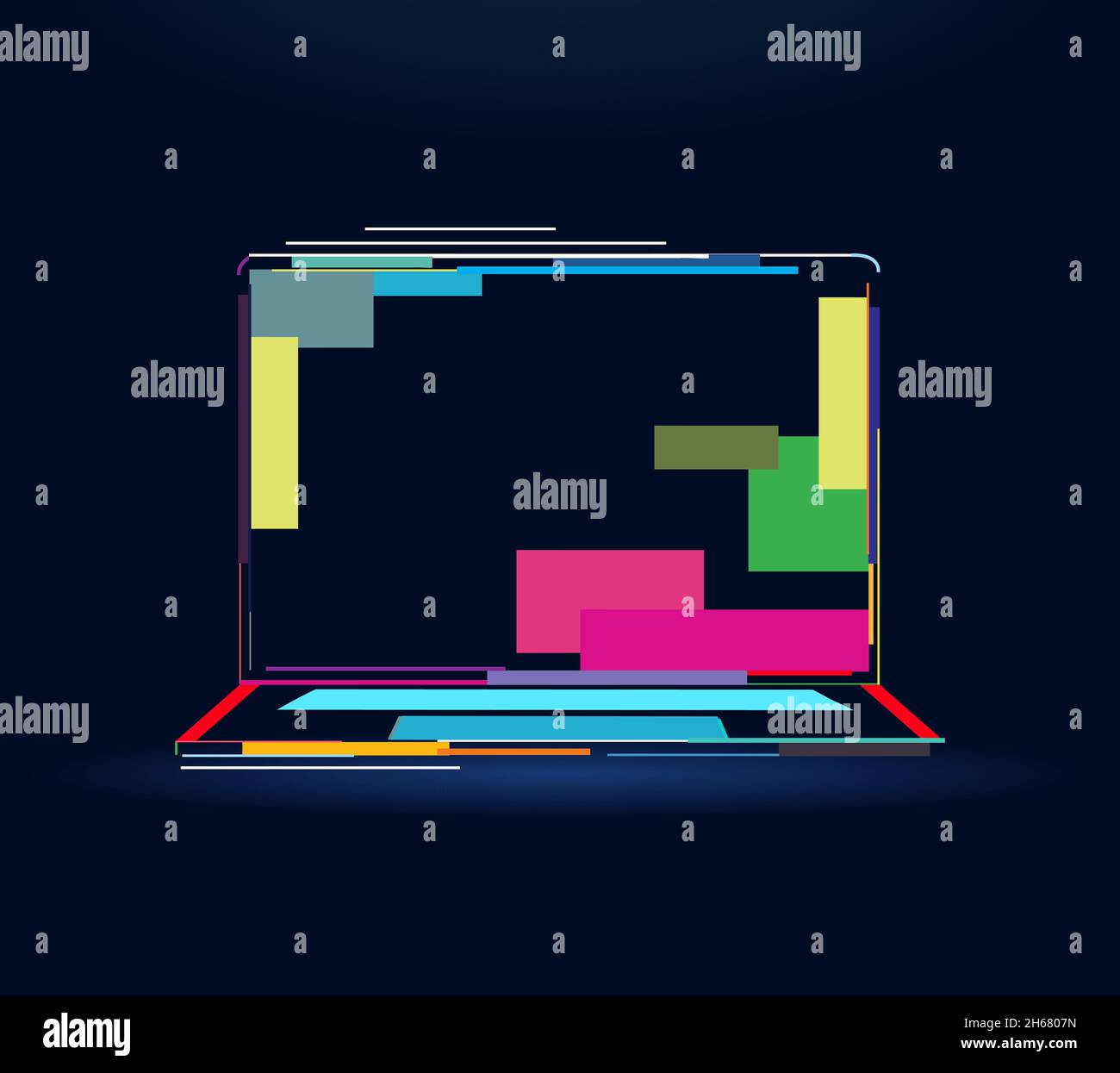 Silver paints Stock Vector Images - Alamy