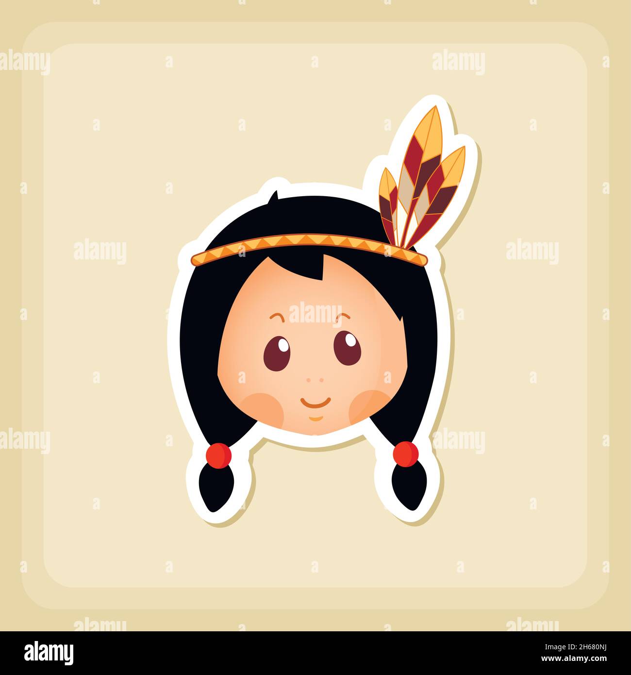 Native american woman children Stock Vector Images - Alamy