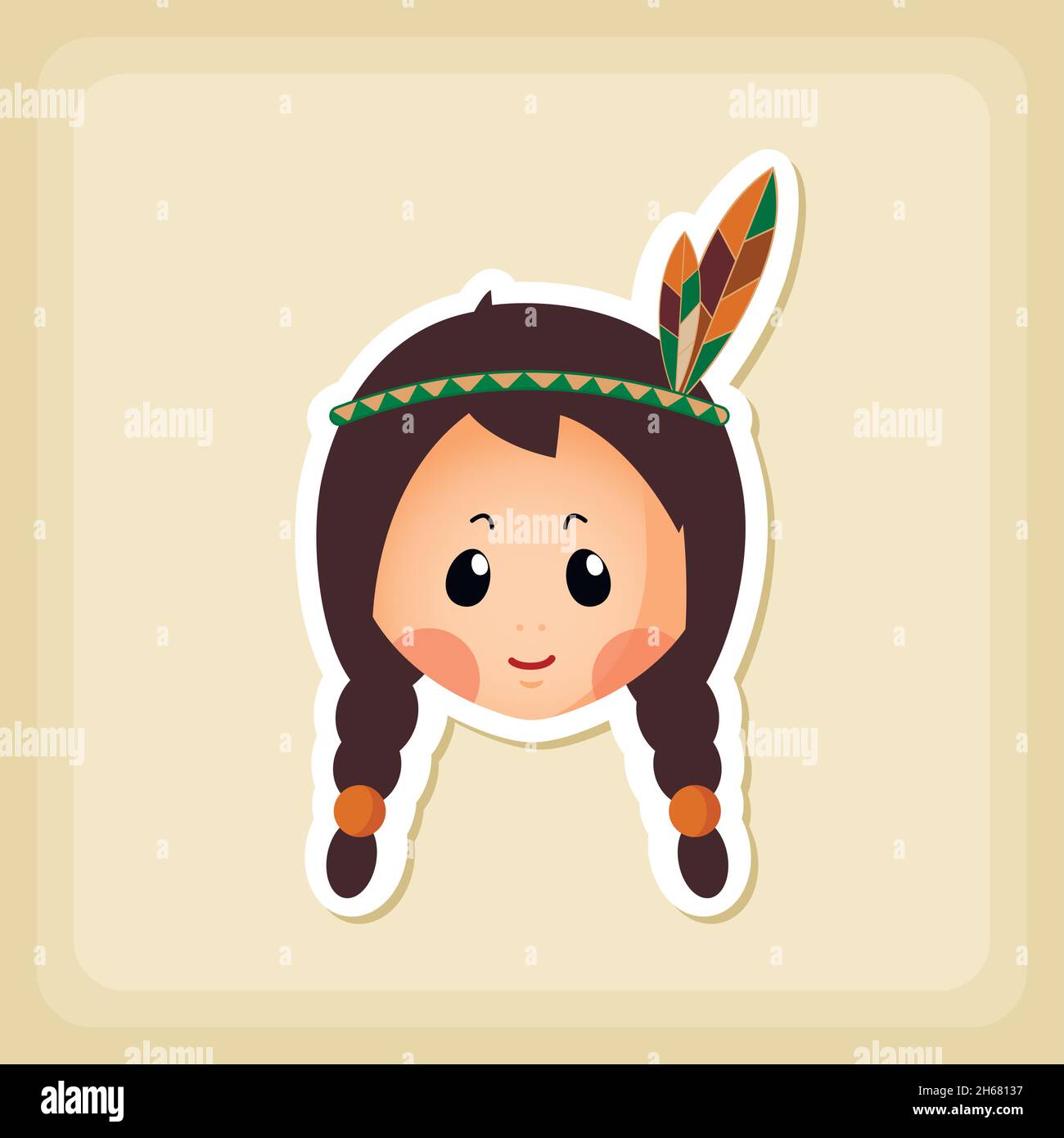 Native american indian woman child Stock Vector Images - Alamy