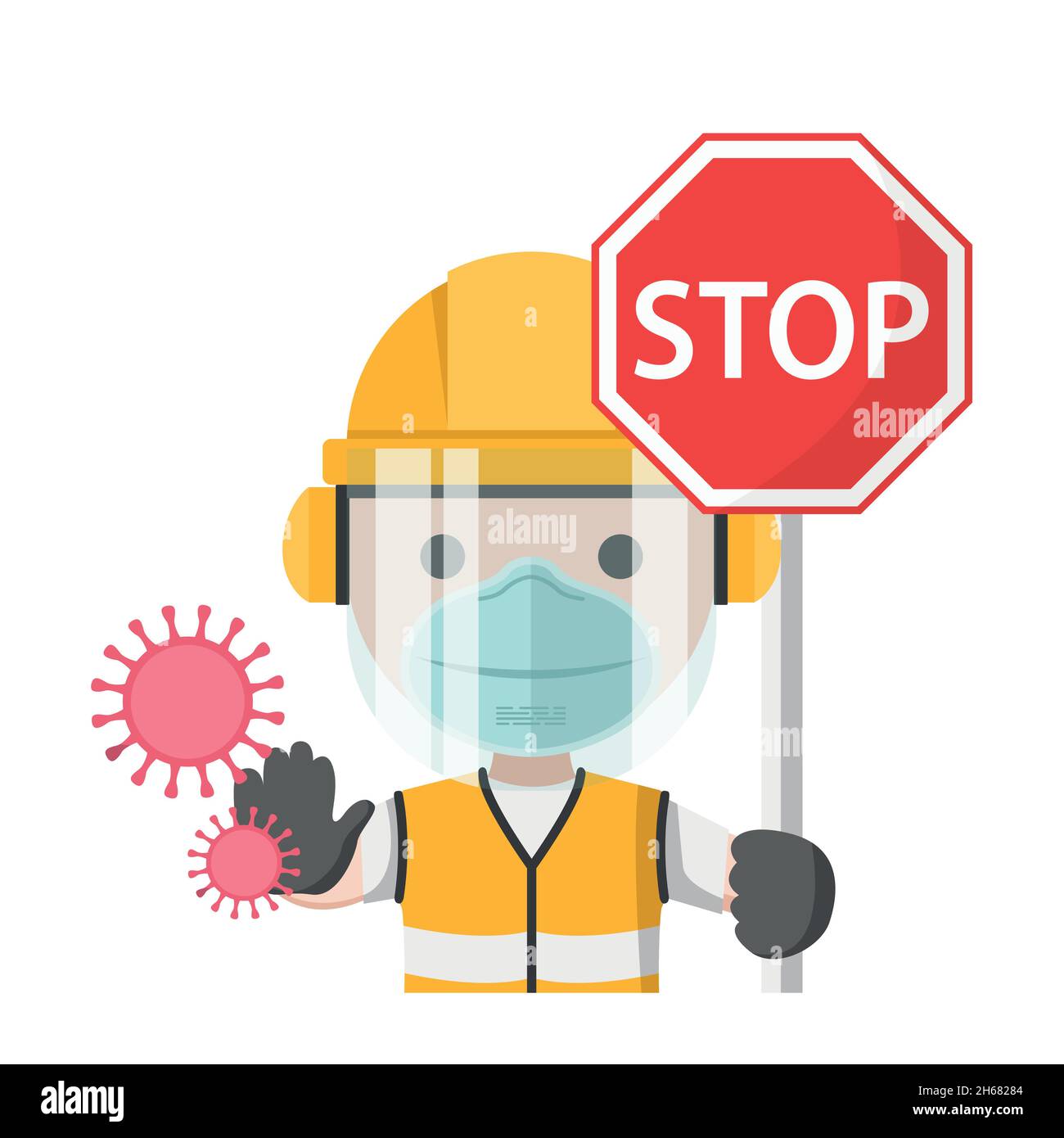 Protecting equipment Stock Vector Images - Alamy