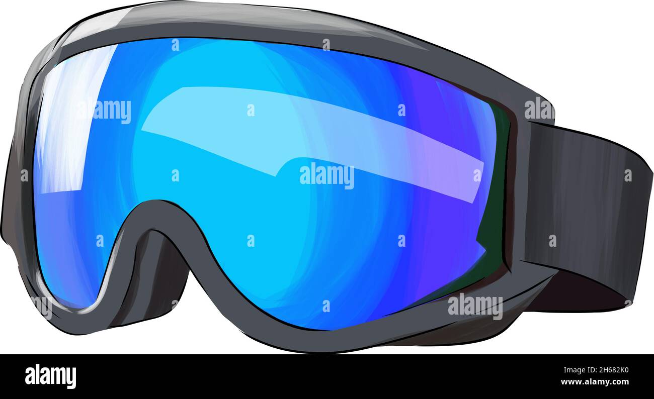 Paints mask Stock Vector Images - Alamy